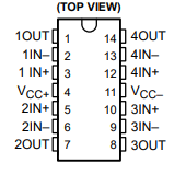 LM348D ; Quad Operational Amplifier OpAmp 1MHz, SO-14 - Al-Hekma ...